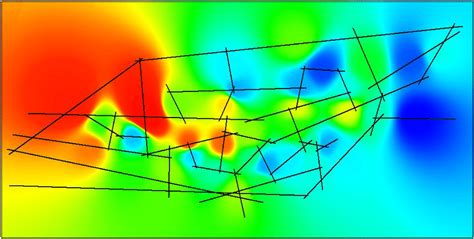 Surface Interpolation From The Line Distances Download Scientific Diagram