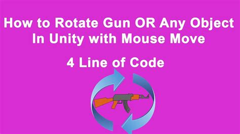 How To Rotate An Object With Mouse Or Touch In 2d3d Unity Tutorial