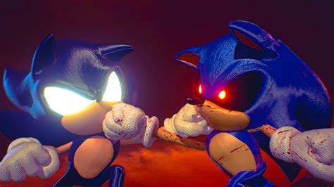 Sonic Vs Sonicexe 3d Animation Sonic The Hedgehog Cartoon Fight