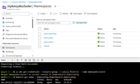 Access Issue To View The Kubernetes Resourcesnamespaces Workloads Etc From The Azure Portal