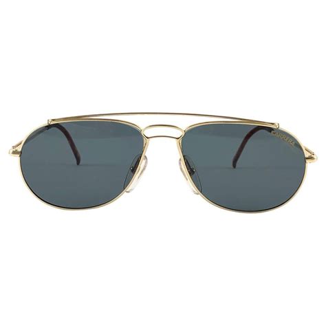 New Vintage Carrera Aviator 5625 White Ski Sunglasses Austria 1980 At
