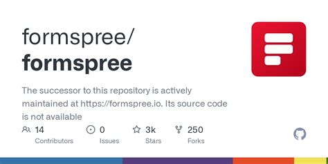GitHub Formspree Formspree The Successor To This Repository Is