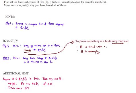 Solved Find All The Finite Subgroups Of C 0 ⋅ Where ⋅