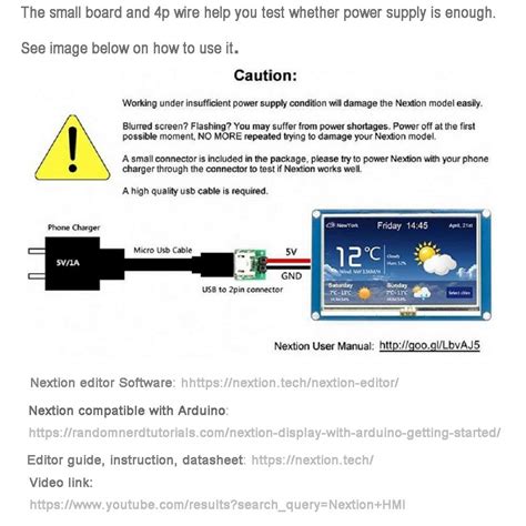 Buy Nextion Display NX T Resistive Touch Screen UART HMI LCD Module X For