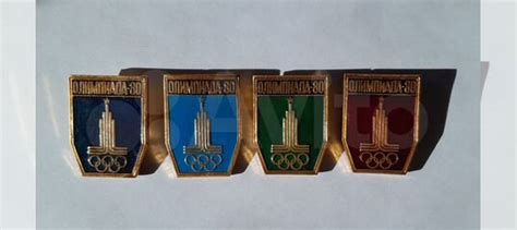 Значки Олимпиада-80 щит с логотипом купить в Москве | Хобби и отдых | Авито