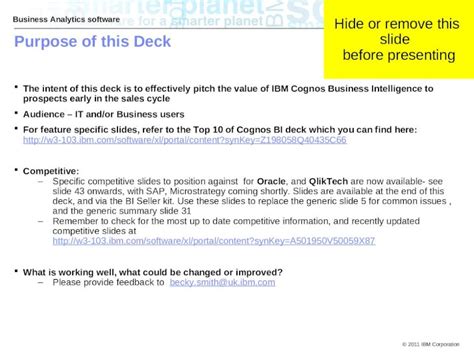 PPT IBM Cognos BI Overview DOKUMEN TIPS