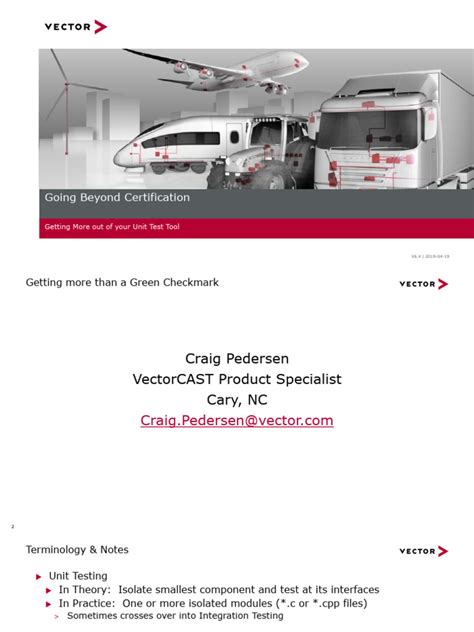 going beyond certification getting more out of your unit test tool craig pedersen download