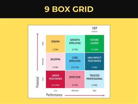 9 BOX Grid Excel Template For Talent Management Etsy Canada