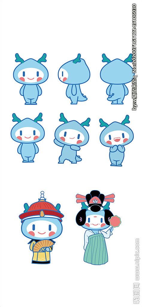 龙小湖矢量文件 龙湖吉祥物设计图 企业LOGO标志 标志图标 设计图库 昵图网nipic 花瓣网