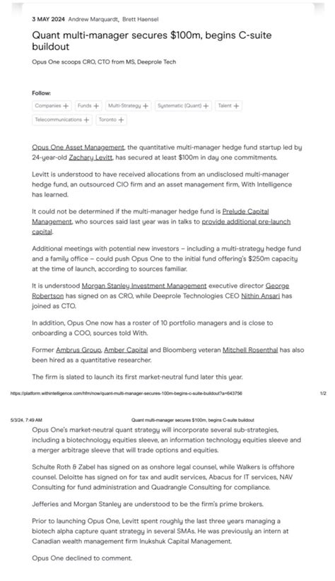 Zach Levitt On Linkedin Opusone