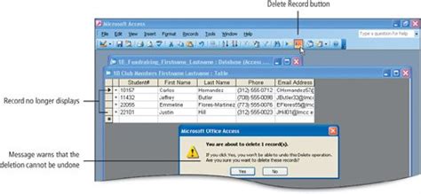 Objective 8 Find And Edit Records In A Table Chapter One Getting Started With Access