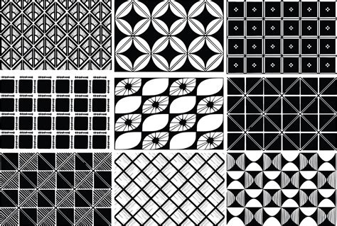 Set Seamless Abstract Geometric Vector Ornament Textile 11126768 Vector Art At Vecteezy