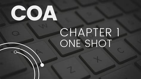 Coa Unit 1one Shot Coa Oneshot Aktu Youtube