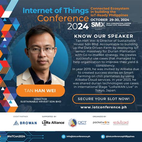 John Tay On Linkedin Congrats Han Wei Tan One Of Malaysia Iot Association Members Will Be
