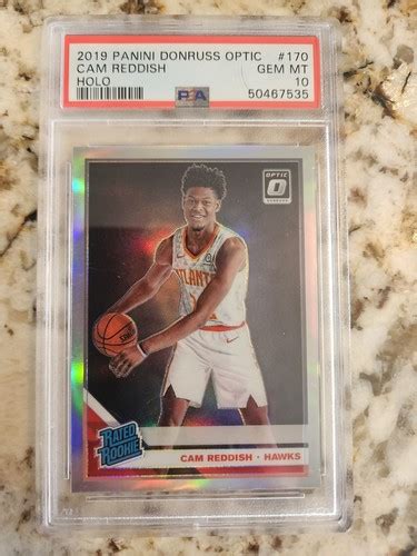 2019 Panini Donruss Optic 170 Cam Reddish Holo Gem Mint 10 Hawks Ebay