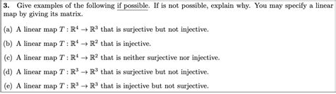solved 3 give examples of the following if possible if is not