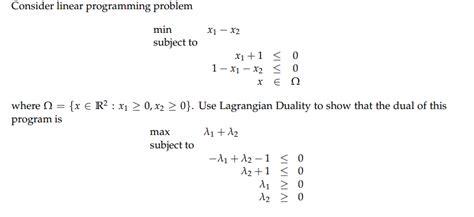 solved consider linear programming problem x1 x2 min