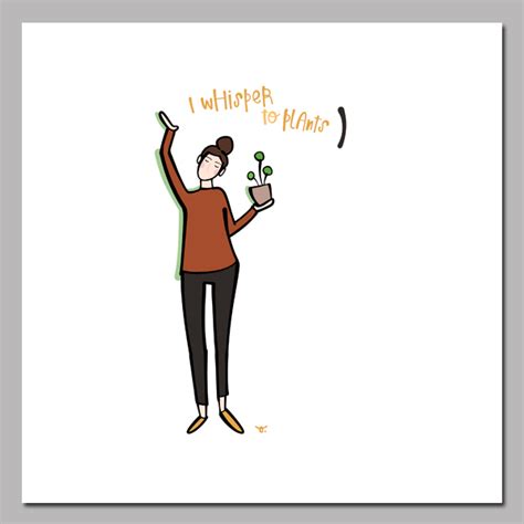 The Whisperer Digital Print The Daily Quipple