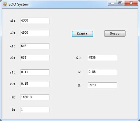 Optimal Order Quantity Calculation Download Scientific Diagram