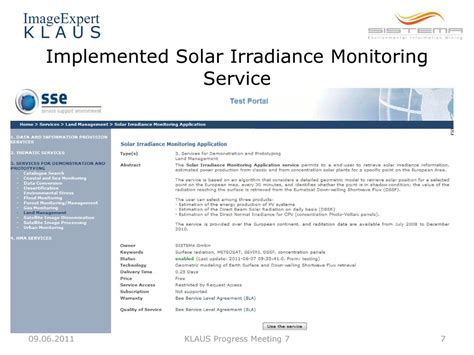 Klaus Kda4 Solar Irradiance Monitoring Application Ppt Download