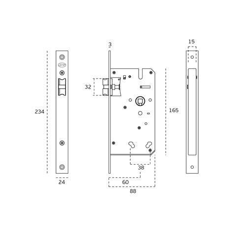 Mortise Door Lock Jnf Architectural Hardware