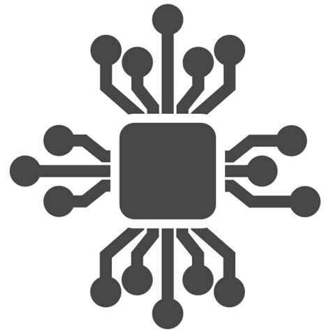 Chip Circuit Component Cpu Ic Microchip Processor Icon