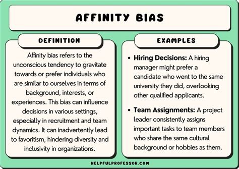 15 Affinity Bias Examples 2025