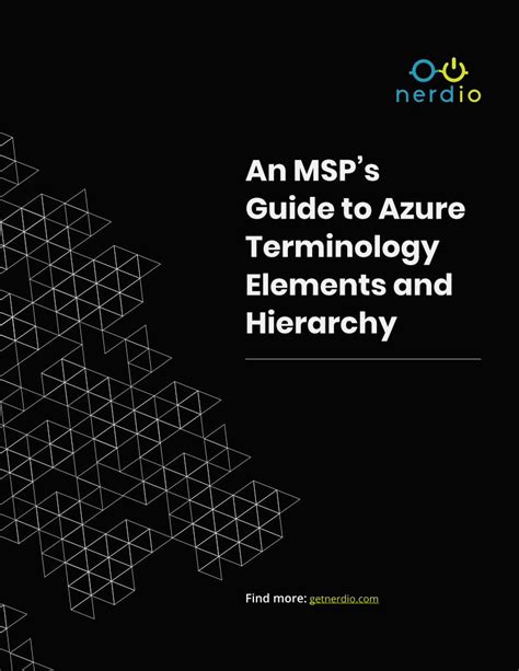 Pdf An Msps Guide To Azure Terminology Elements And Hierarchy
