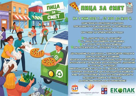 Община Кюстендил казва „Да“ на чистата природа с кампанията „Пица за смет“ 🍕 Сдружение по