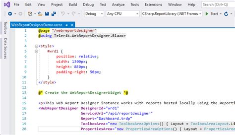 blazor reporting telerik ui for blazor