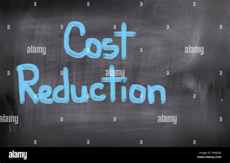 Cost Reduction Concept Stock Photo Alamy