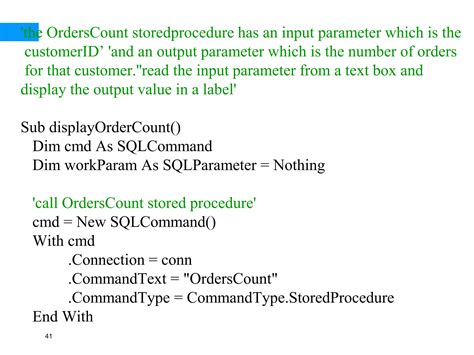 Presentation On The Adonet Framework In C Pdf Databases