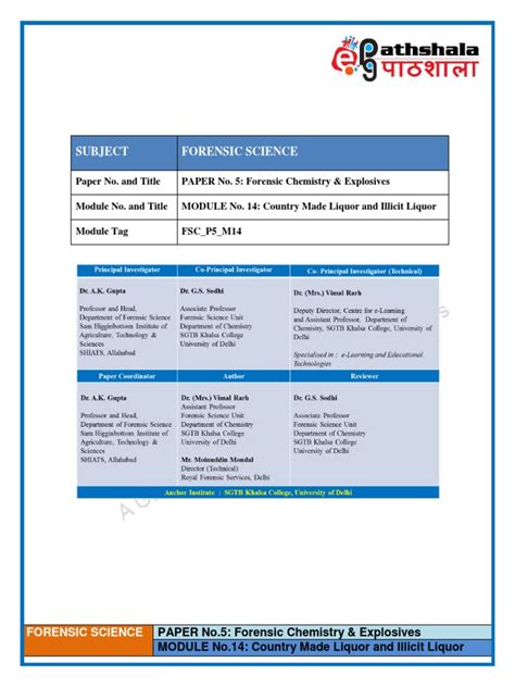 Illicit Liquor Pdf Pdf Methanol Alcoholic Beverages