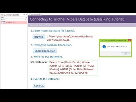 How To INSERT UPDATE And DELETE Records From A Table Executing SQL