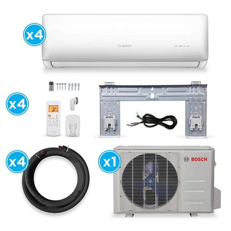 Bosch Max Performance 4 Zone 36000 Btu 3 Ton Ductless Mini Split Air