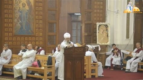 اقامة ابن ارملة نايين القمص بطرس جيد عظةقداس الاحدالرابع شهربابة