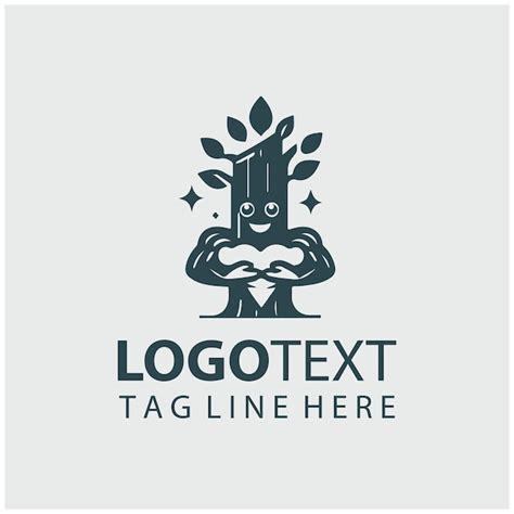 Premium Vector Mascot Tree Logo Illustrations