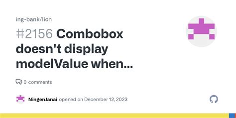 Combobox Doesnt Display Modelvalue When Autocomplete Mode Is Set To List Or None · Issue