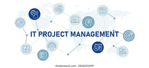Project Management Information Technology Software Web Stock Vector Royalty Free 2563631459
