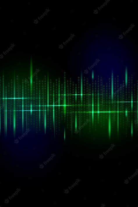 Free Vector Stream Of Binary Code Design Vector