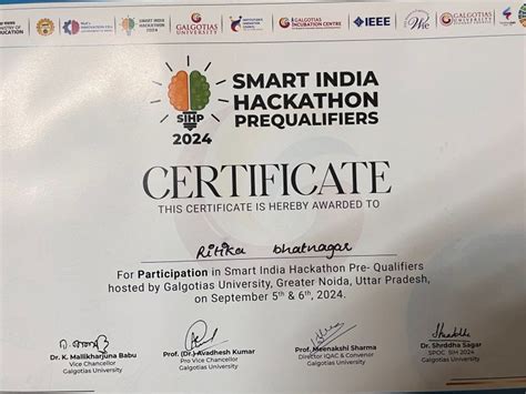 Hackathon Teamwork Innovation Techforgood Galgotiasuniversity Ritika Bhatnagar