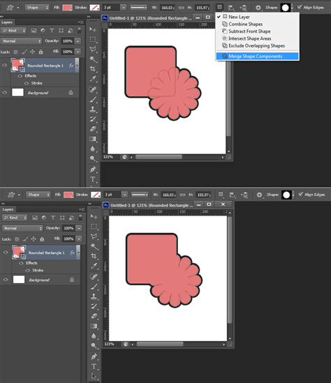 Photoshop CS quick tip Merge Shape Components by Stéphanie Walter UX Researcher Designer