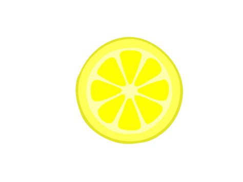 34 Lemon Slice Clip Art