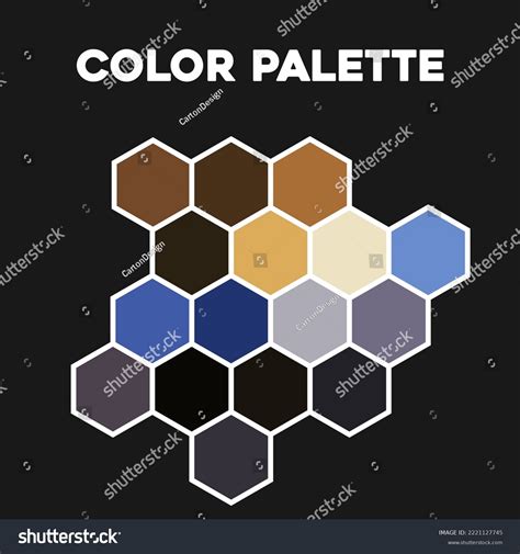 Color Palette Samples Vector Illustration Stock Vector Royalty Free 2221127745 Shutterstock