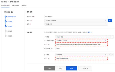 파이프라인 관리 Nhn Cloud 사용자 가이드