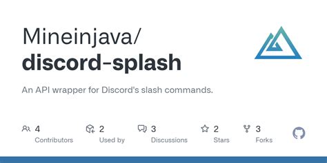 Github Mineinjavadiscord Splash An Api Wrapper For Discords Slash