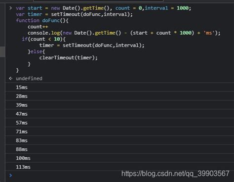 前端setinterval和settimeout计时误差问题分析andand解决方案setinterval 不准 Csdn博客