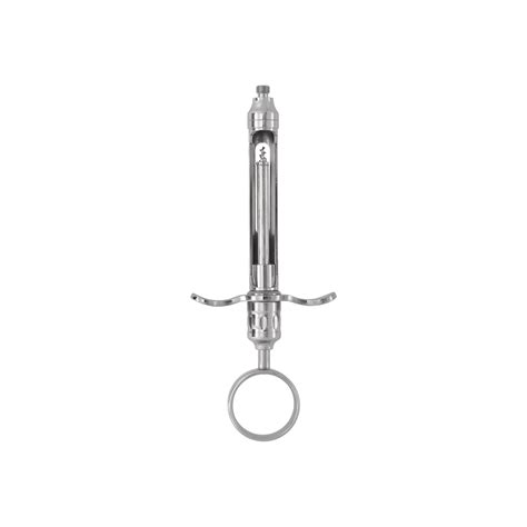 Jeringa Carpúla Con Alas Inox Estándar 18 Mm Marca Medesy