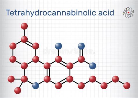 Tetrahydrocannabinolic Acid Thca Tetrahydrocannabinolate Molecule Precursor Of
