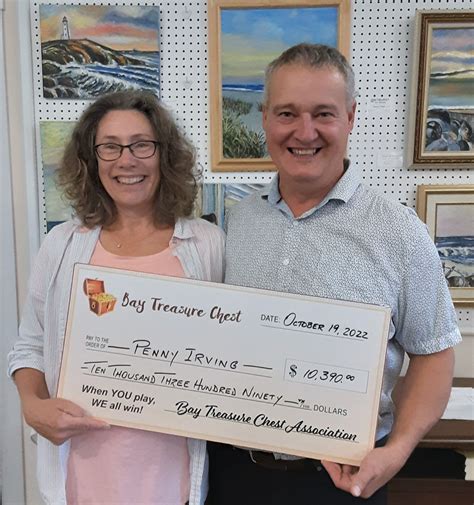 Bay Treasure Chest We Have A Winner Congratulations To Penny Irving